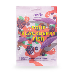 BonBon's Sour Blackberry Fish – BonBon - A Swedish Candy Co