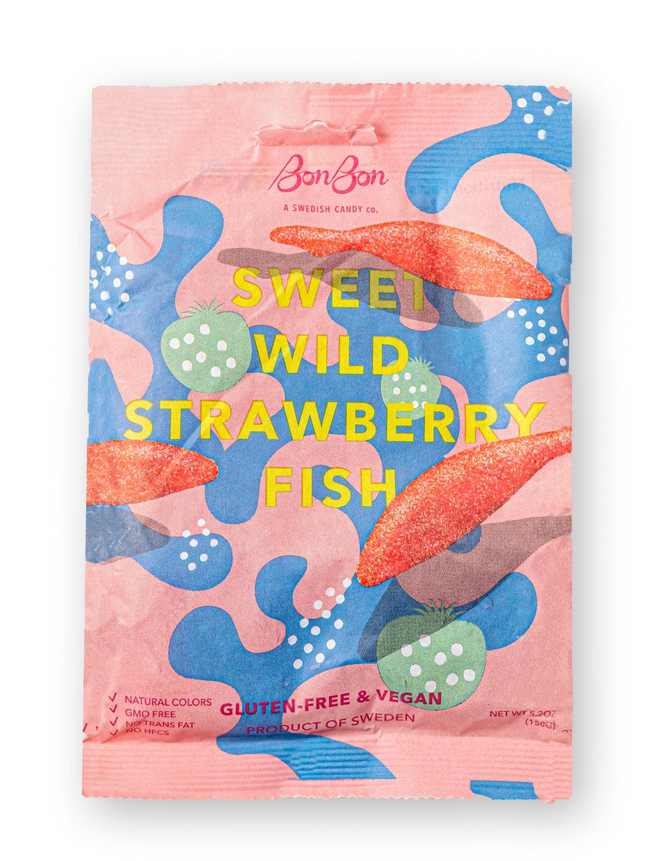 BonBon's Sweet Wild Strawberry Fish – BonBon - A Swedish Candy Co