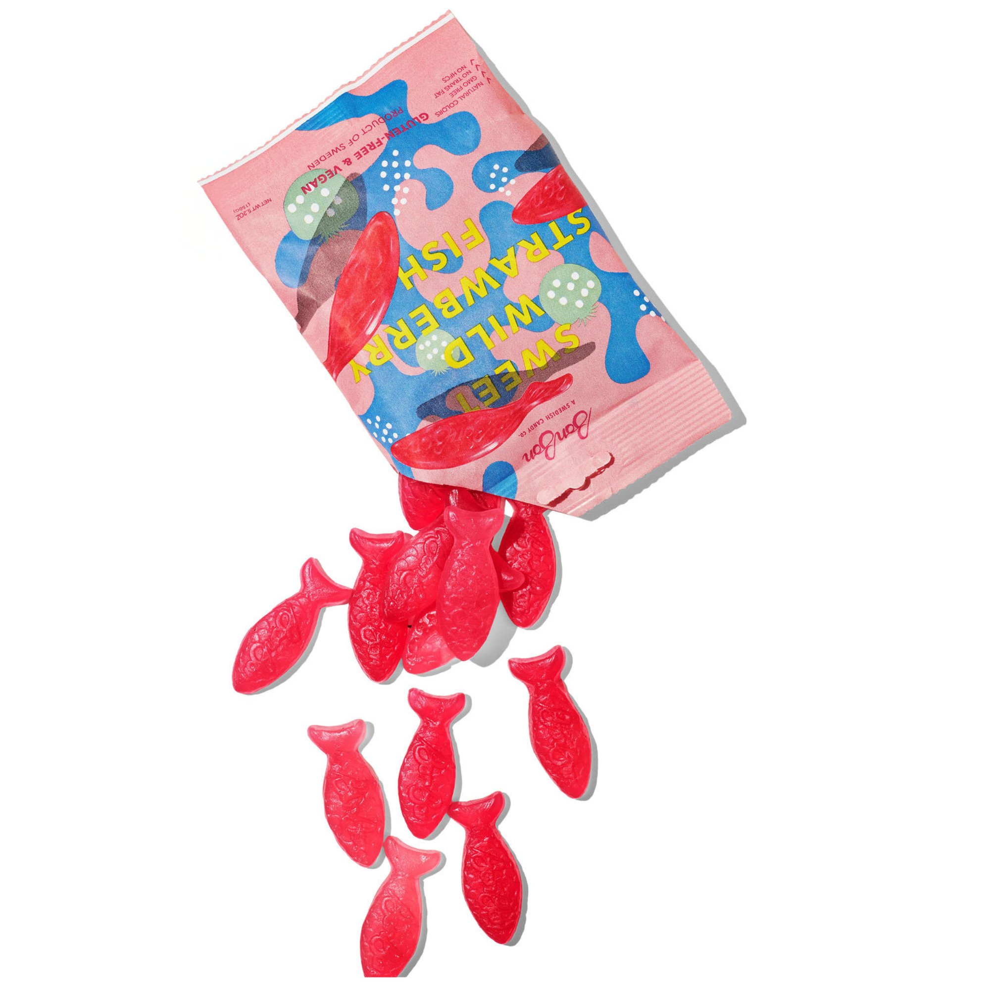 BonBon's Sweet Wild Strawberry Fish – BonBon - A Swedish Candy Co